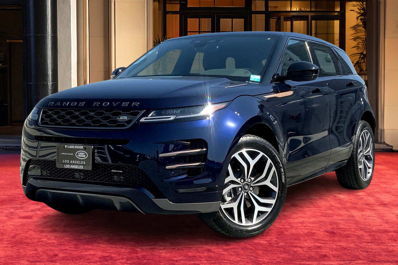 Range Rover Evoque Blue Coupe